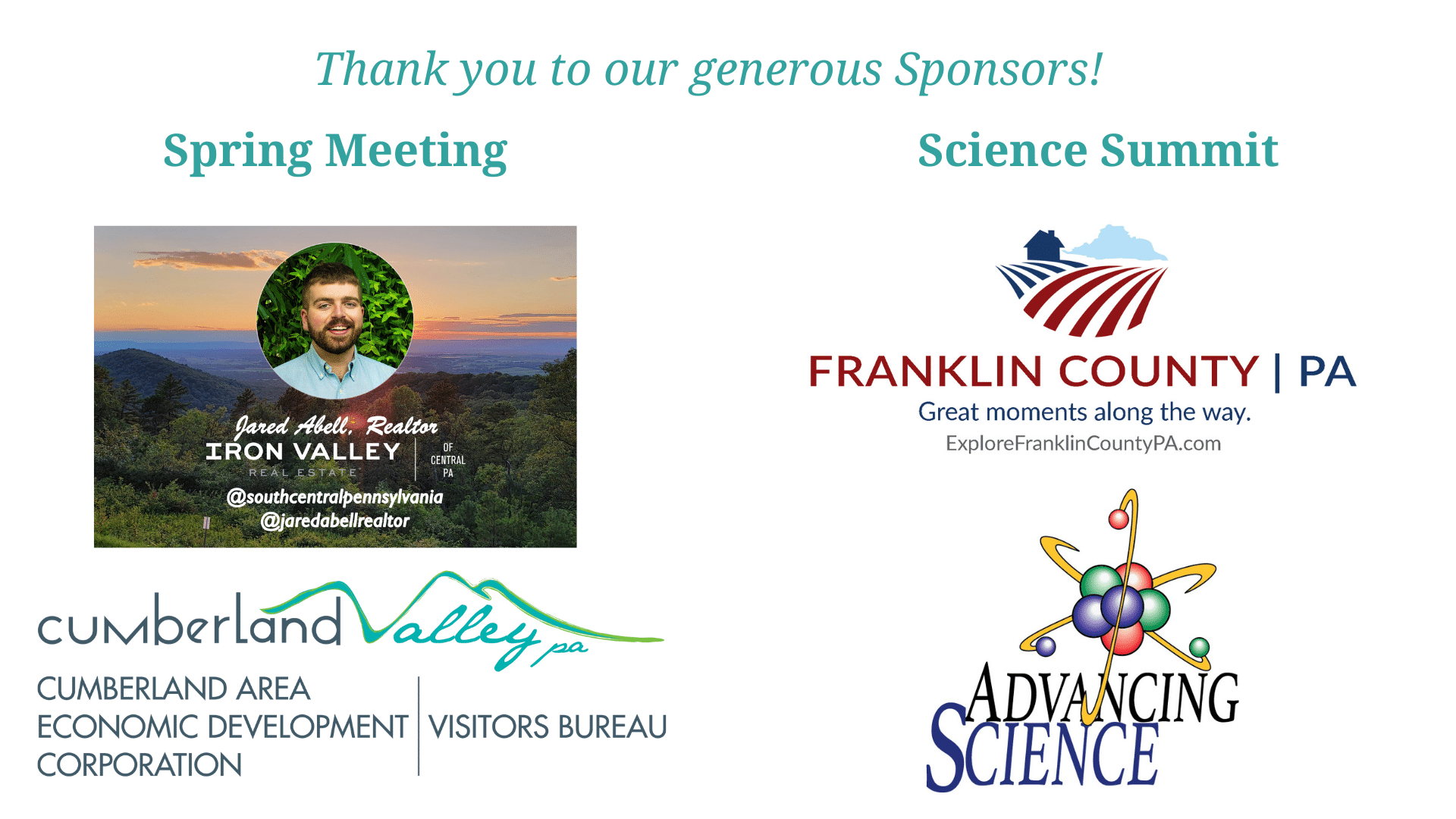 Spring Partnership Meeting and Science Summit - South Mountain Partnership